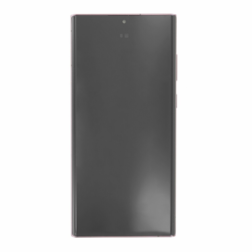 Samsung Display Unit + Frame S908 Galaxy S22 Ultra burgundy GH82-27488B ...